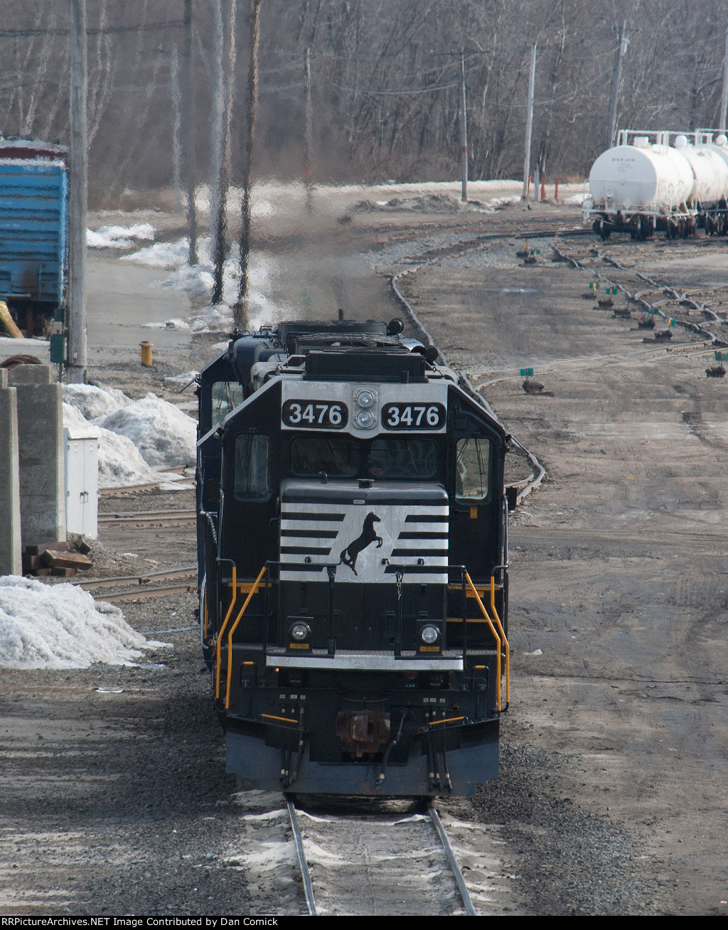 NS 3476 @ Rigby Yard - 3/27/2014